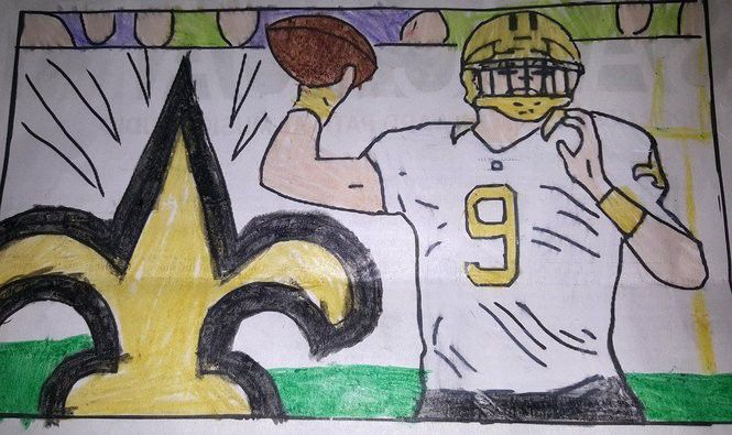 Drew Brees Coloring Pages