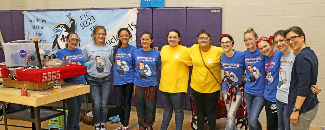 Academy of Our Lady robotics team 'powers' into 2017-18 season ...