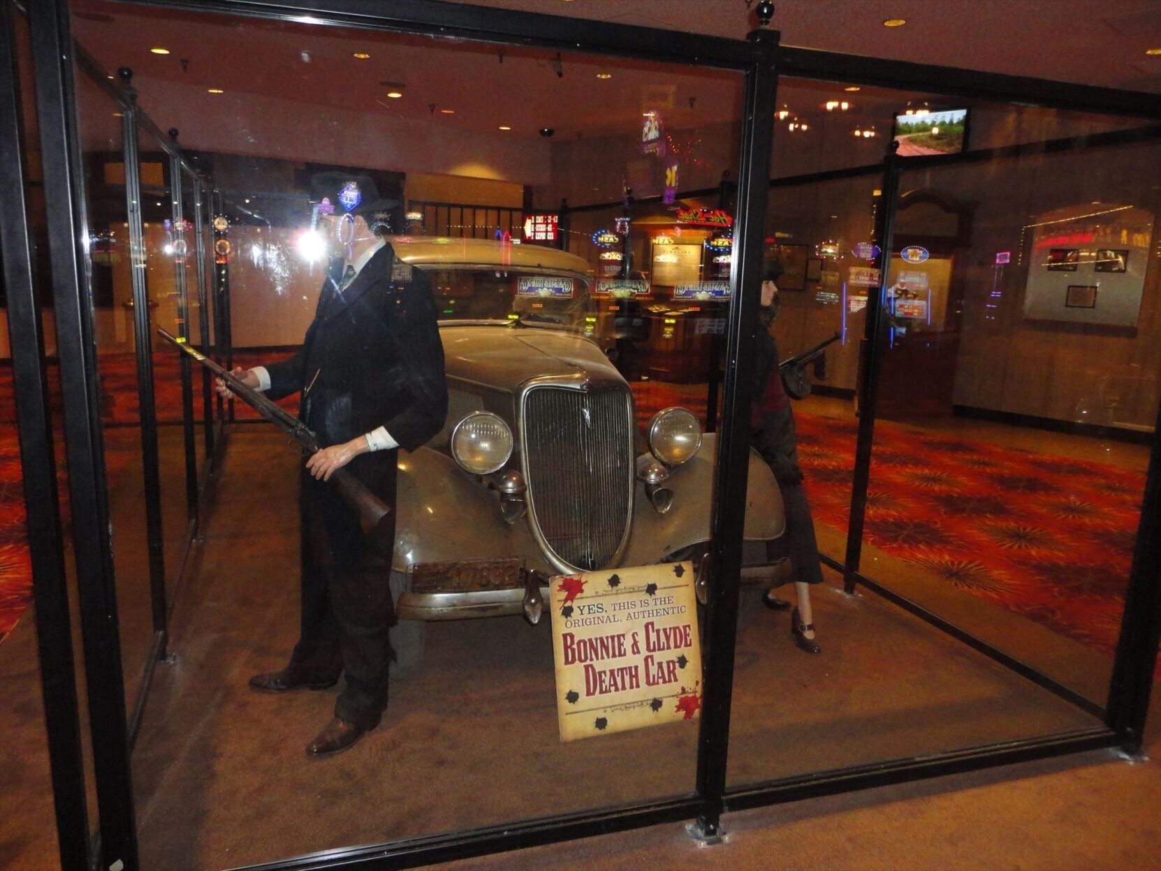 Bonnie and Clyde's car sits in Primm, Nevada, casino museum ...