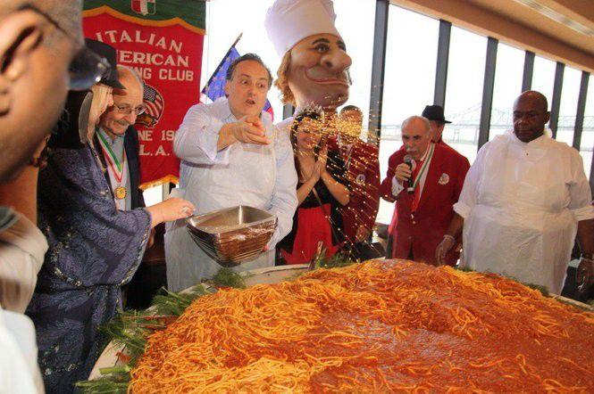 Dig into world's largest pasta dish at pre-St. Joseph Parade party ...