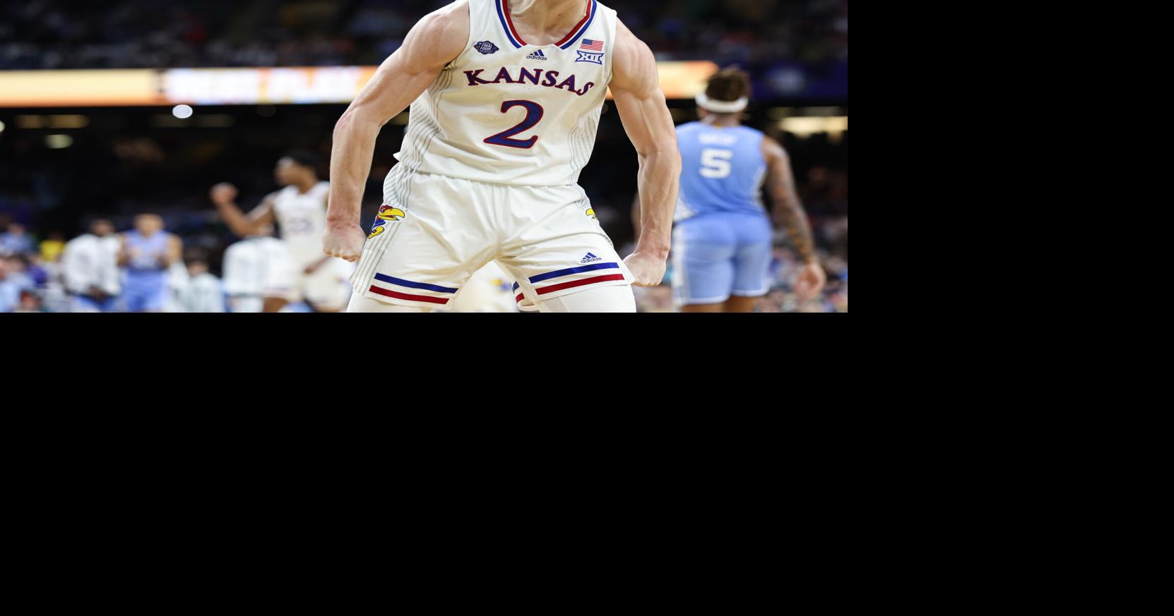 WATCH: Kansas Jayhawks win 4th national title, celebrates under ...