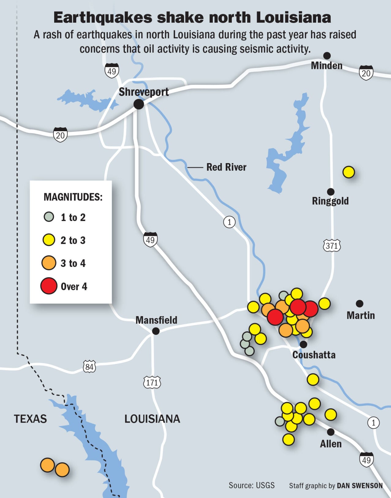 Is oil and gas behind the earthquakes in north Louisiana? | Environment ...