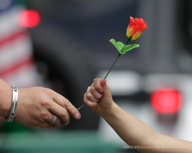 Irish Channel parade flows slowly down Magazine on St. Patrick's Day ...