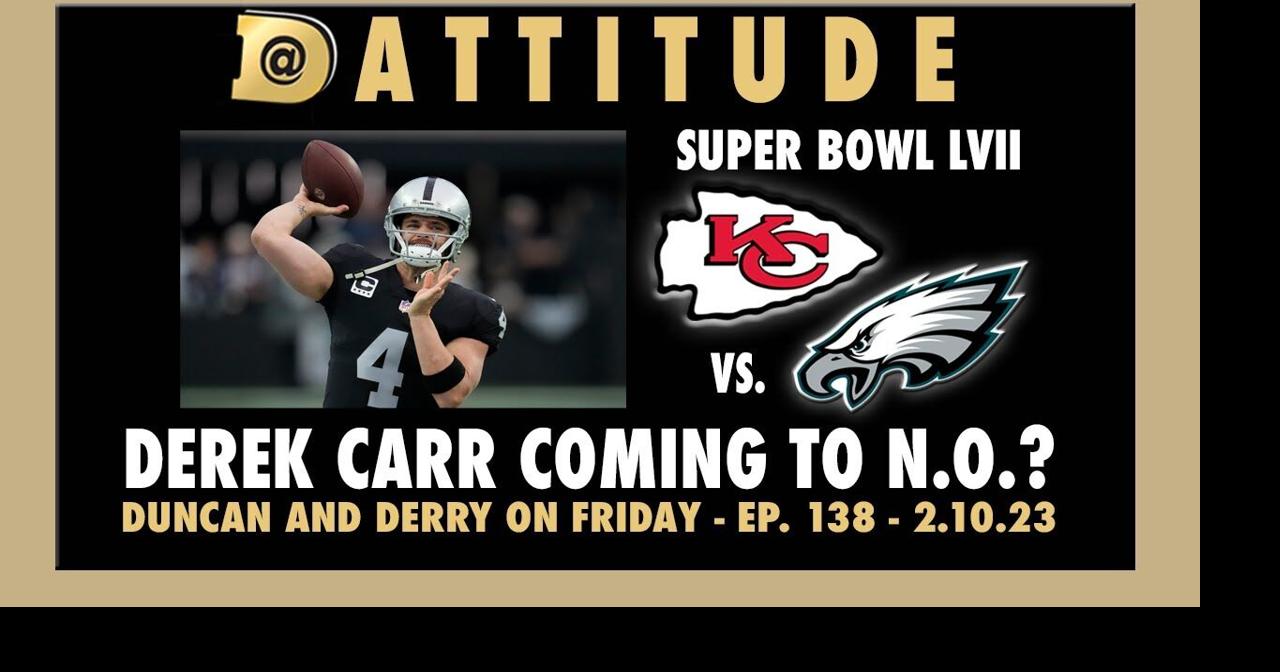 Derek Carr to Saints? Chiefs or Eagles? Dattitude Live (138 ...