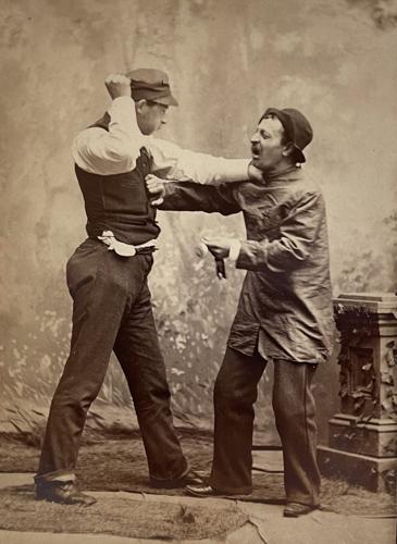 Staged fight sequence harkens back to the early days of film | Arts ...