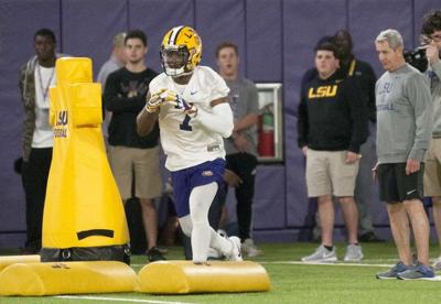 Jonathan Giles, Damien Lewis absent from LSU football practice Tuesday ...