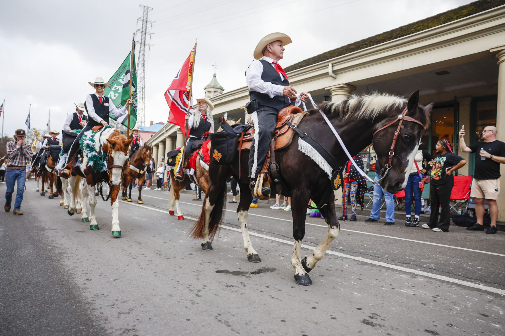 Photos: Mardi Gras-style Super Bowl parade rolls downtown | Photos ...