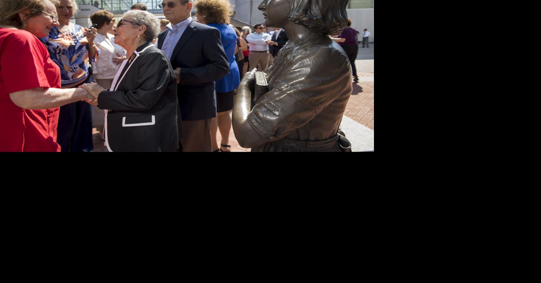 WWII Museum unveils Anne Frank sculpture: 'a symbol for our time as ...