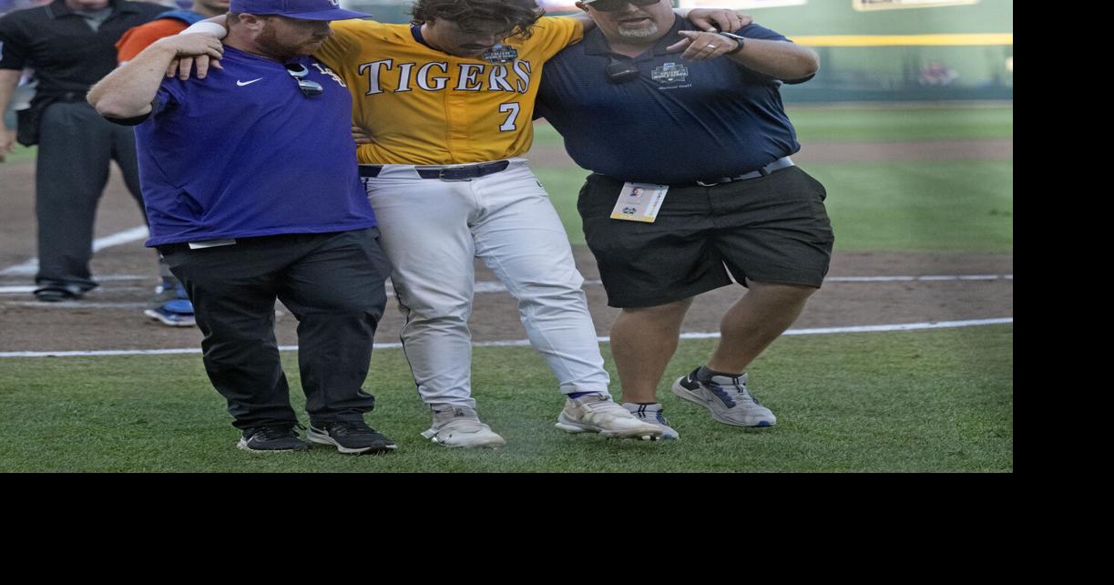 LSU's Alex Milazzo suffers fracture in CWS game vs. Florida | LSU | nola.com
