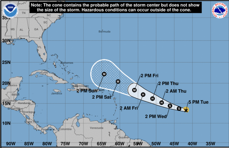 Tropical Storm Lee forms in the Atlantic | Hurricane Center | nola.com