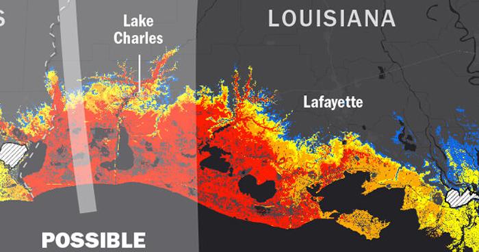 How Laura's 'unsurvivable' storm surge compares to other Louisiana ...