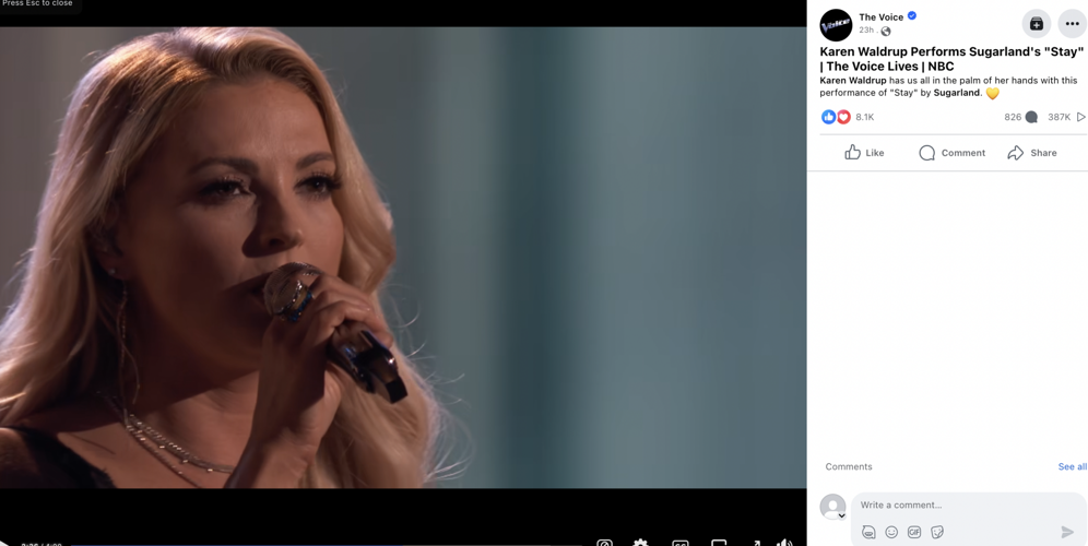 Karen Waldrup of Louisiana makes finals on NBC's 'The Voice' | Entertainment/Life | nola.com