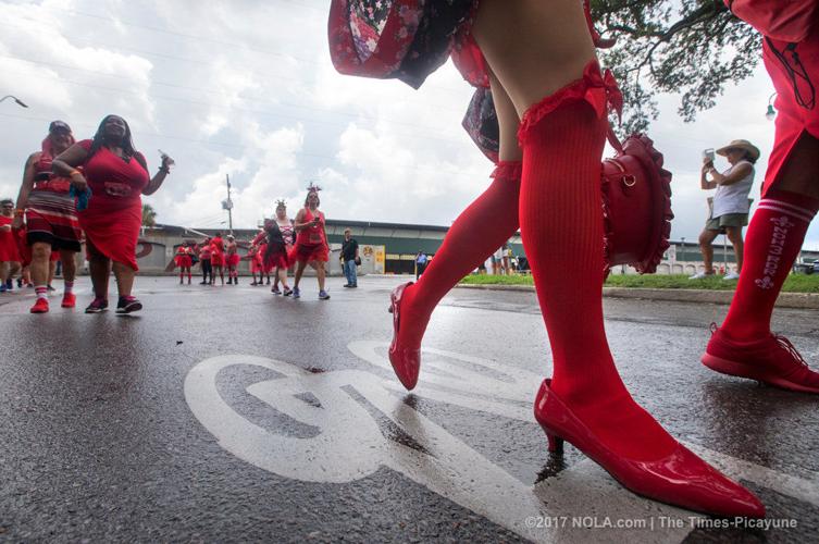 Red Dress Run 2017 started slow and steamy Saturday | Louisiana ...