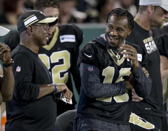 Saints WR coaches Keith Williams, Curtis Johnson have bond | Saints ...