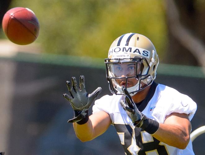 Photos: Saints, Adrian Peterson hit practice field, honor Cortez ...