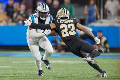 Marshon Lattimore suffers hamstring injury against Panthers | Saints ...
