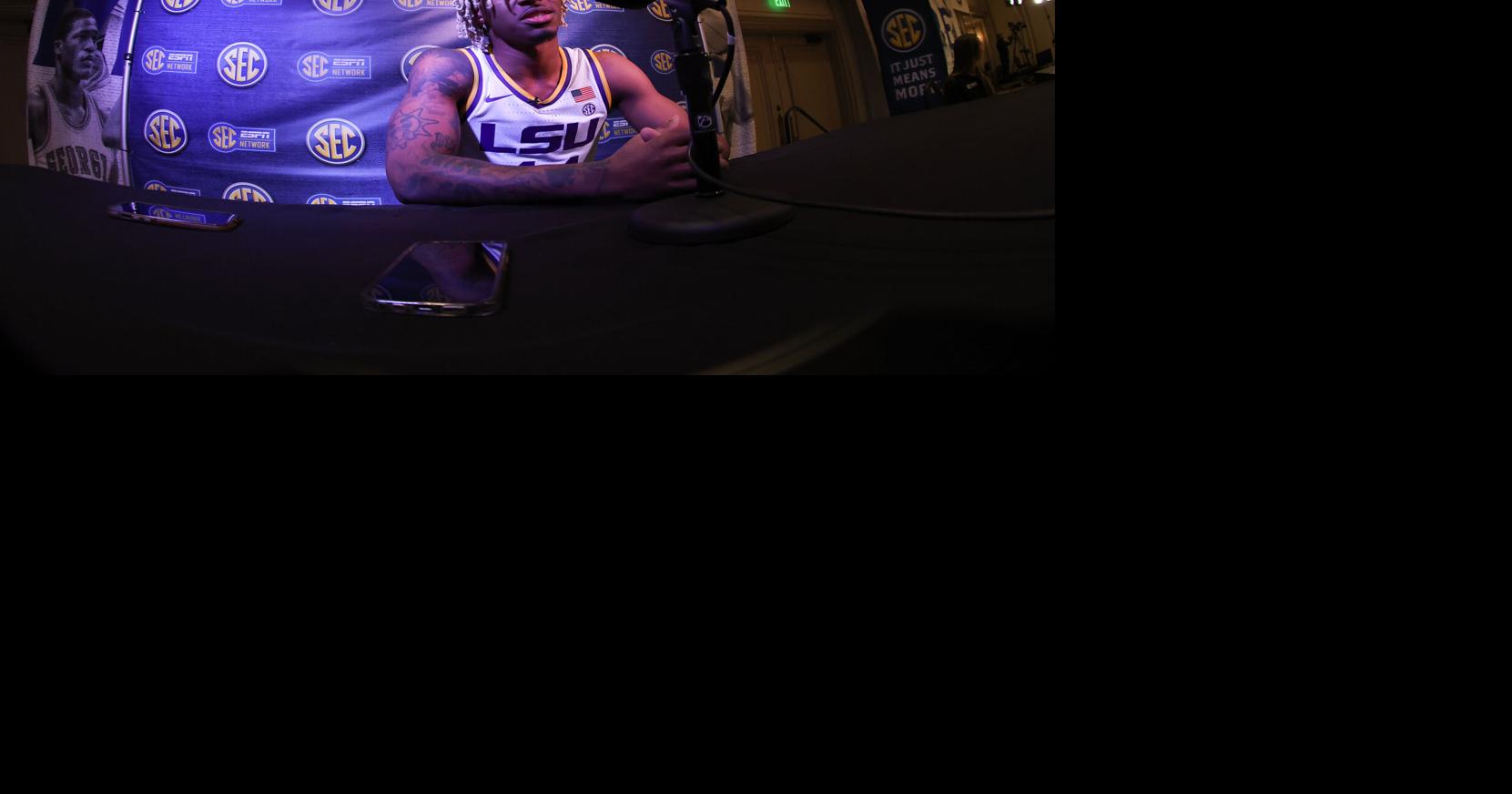 LSU's Adam Miller was at SEC media days Wednesday. A year earlier, he ...