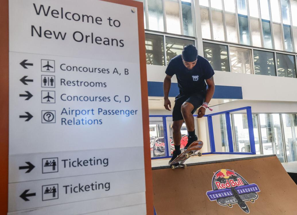 Red Bull Terminal Takeover turns MSY terminal into skatepark | Photos ...