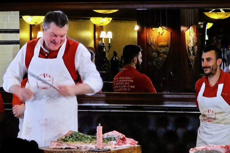 Italy's famed butcher Dario Cecchini comes to town; a local apprentice ...