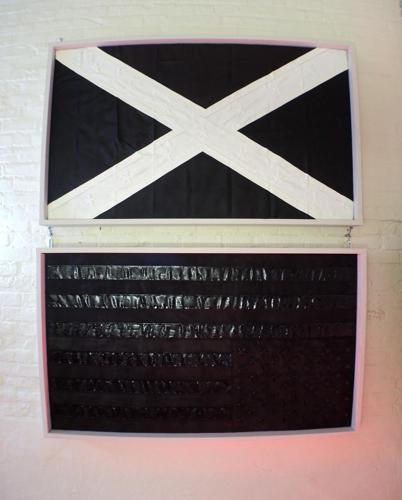 Artist Ti-Rock Moore strikes out against racism with provocative works ...