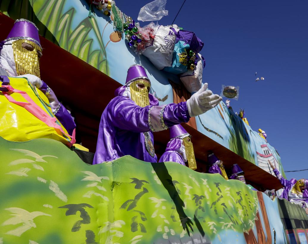 Photos: Krewe of Carrollton rolls to 'All Things Golden' on Uptown ...