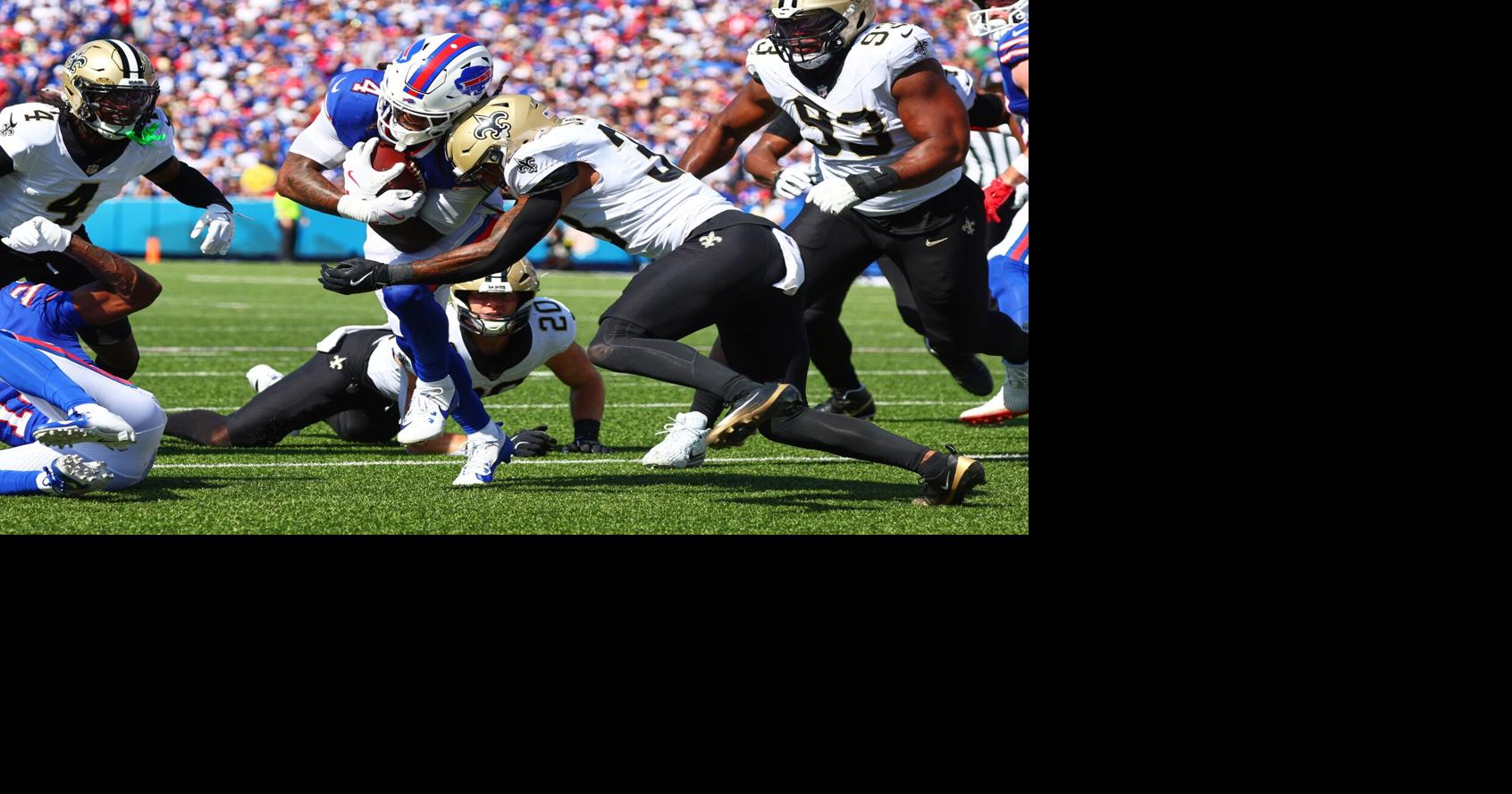 Saints rookie Jonas Sanker shows playmaking ability with INT | Saints ...