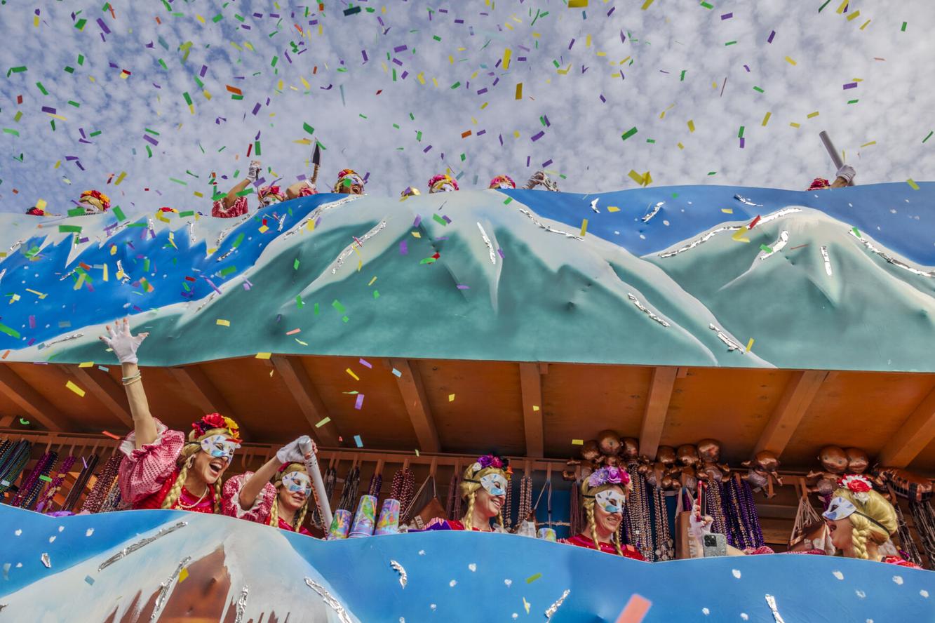Photos, video: Krewe of Iris delivers with beautiful floats and plenty ...