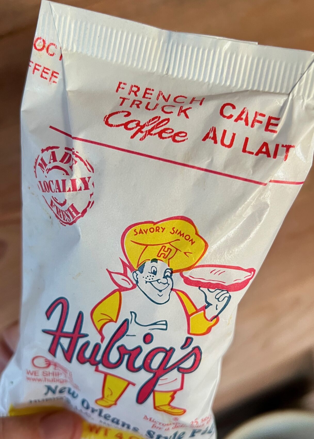 Trying the Hubig's Pie flavored with French Truck Coffee | Where NOLA ...