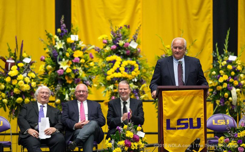 Love and laughs fill the air during Billy Cannon's memorial service ...