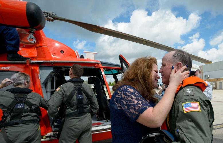 Photos: Rear Adm. David Callahan pilots final flight after 35 years of ...