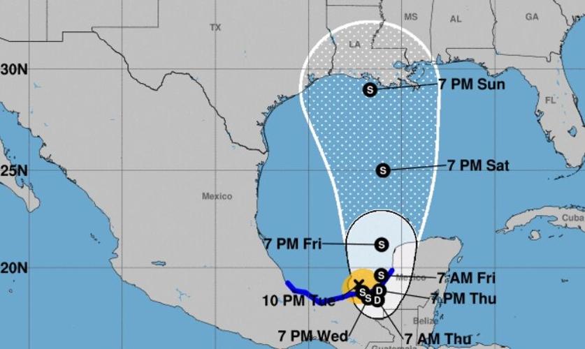 Tropical Storm Cristobal might near hurricane strength as it moves ...
