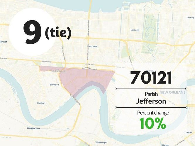 These were the 16 hottest New Orleans-area ZIP codes for home prices in ...