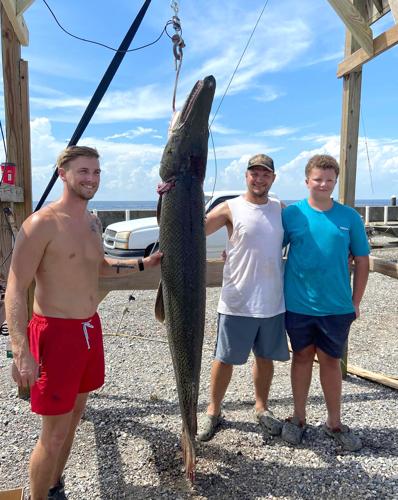 Cory Holcombe hooks 135-pound gar, wins 46th Annual Madisonville Gar ...