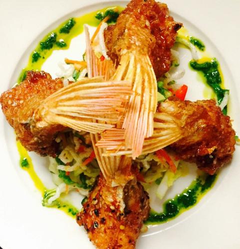 GW Fins new executive chef gets 'weird' with fish dishes in the kitchen ...
