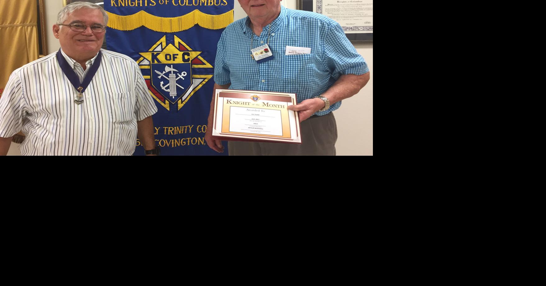Knights of Columbus chapter in Covington honors Knight and family of ...
