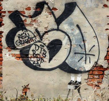 Banksy blotted by graffiti in Treme neighborhood New Orleans | Arts ...