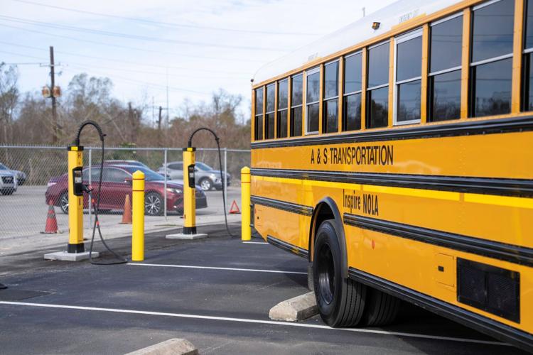 Electric school buses unveiled at Inspire NOLA Charter | Crescent City ...