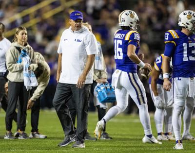 Notre Dame OC Mike Denbrock still follows LSU football | Colleges ...