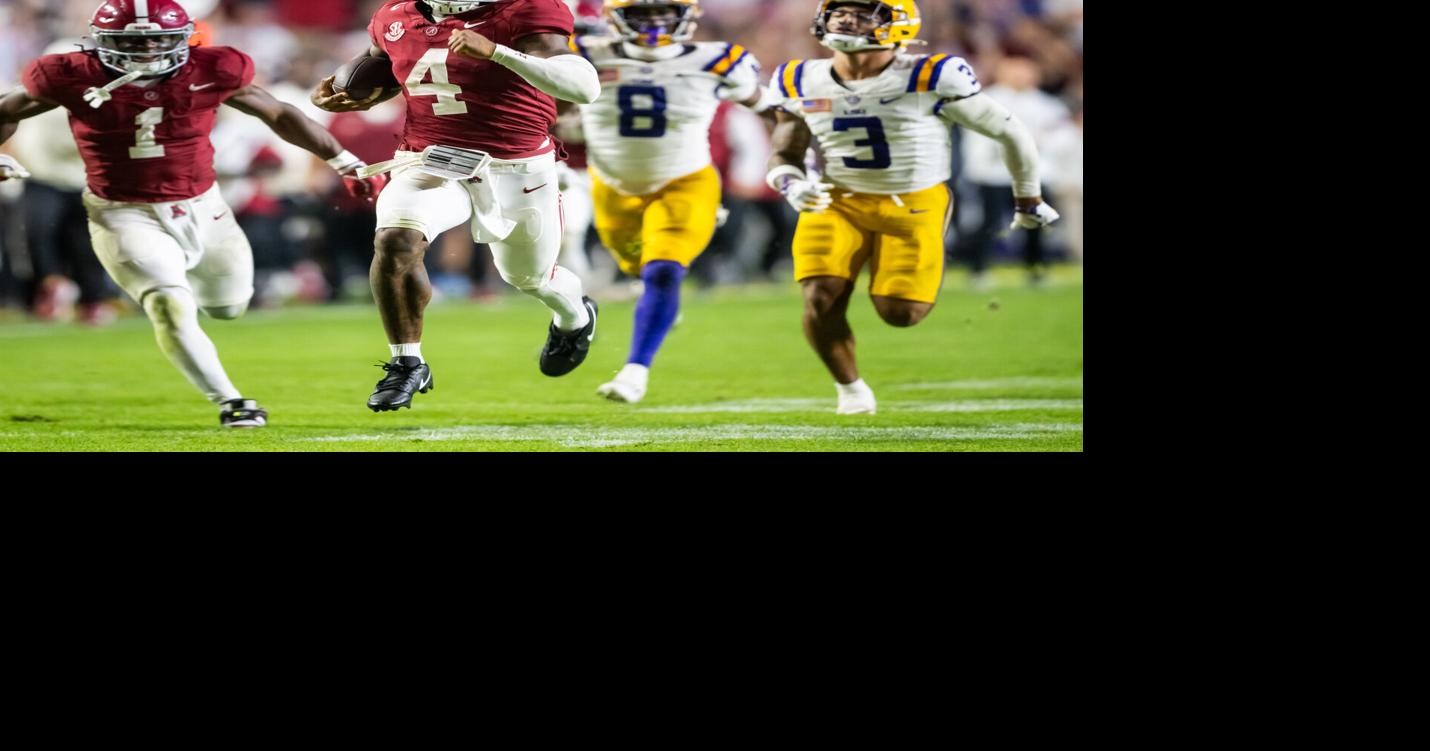 LSU's defense lets Jalen Milroe run wild in loss to Alabama | LSU ...