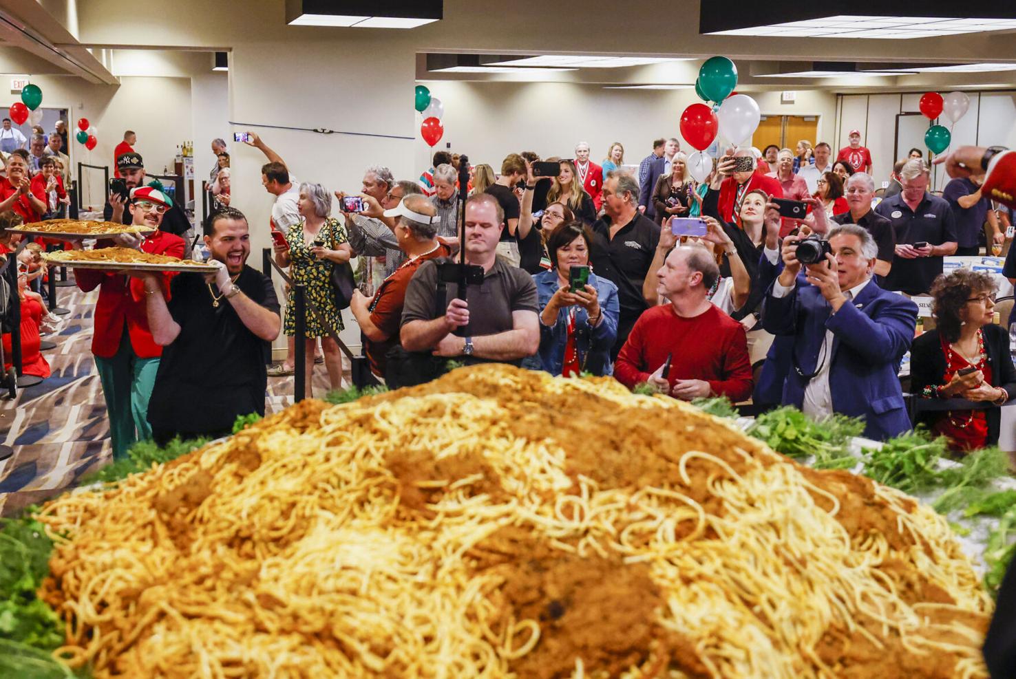 World's largest bowl' of pasta served ahead of parade | Photos | nola.com