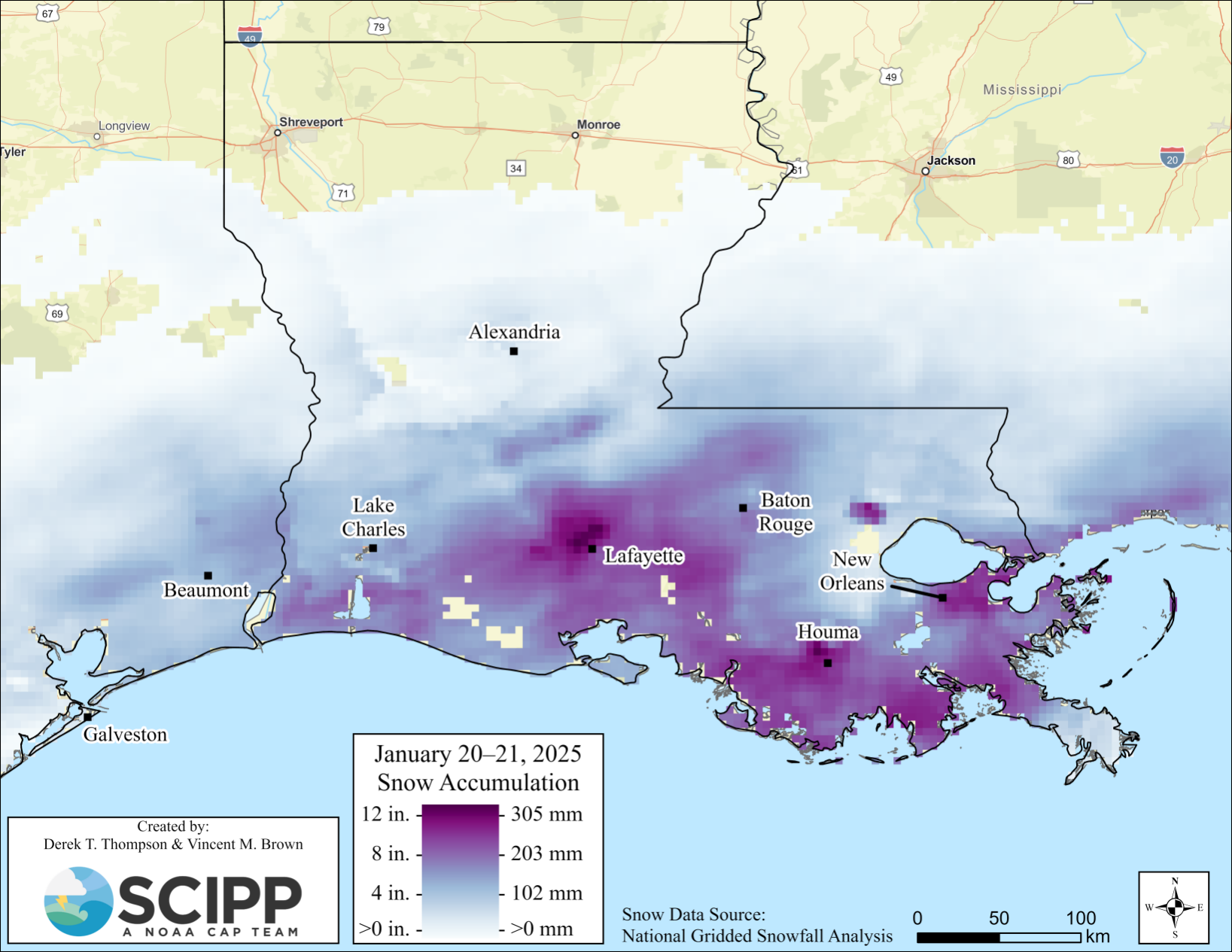 New analysis details Louisiana's record snowstorm | Environment | nola.com