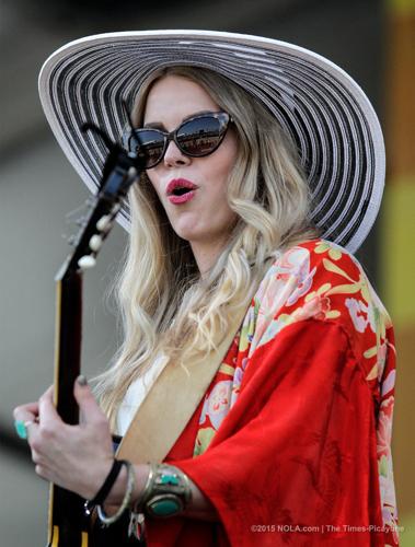 Kristin Diable shares a secret at New Orleans Jazz Fest 2015 ...