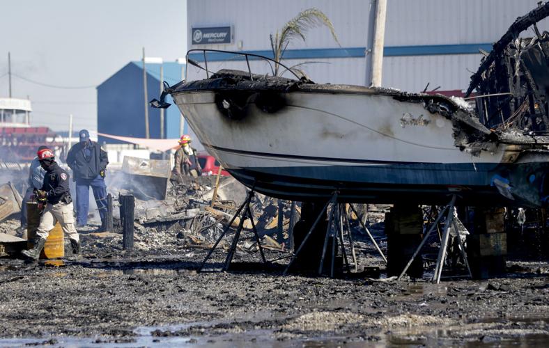 New Orleans Fire Department battles 3-alarm blaze at Seabrook Harbor ...