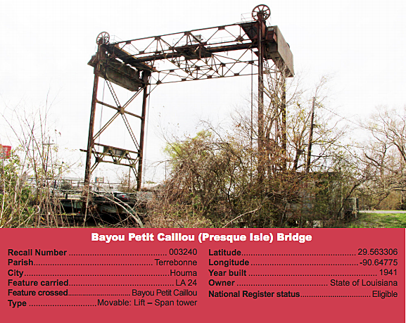 19 historic bridges of Lafourche and Terrebonne parishes | Traffic ...
