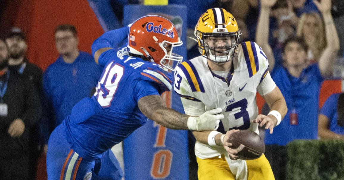 LSU allowed a dismal number of sacks in loss to Florida | LSU | nola.com