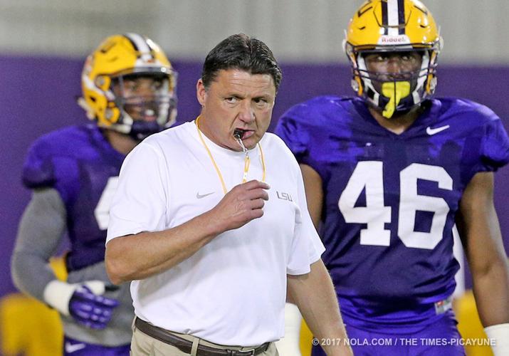 Derrius Guice, Will Clapp return to LSU practice; Donnie Alexander ...
