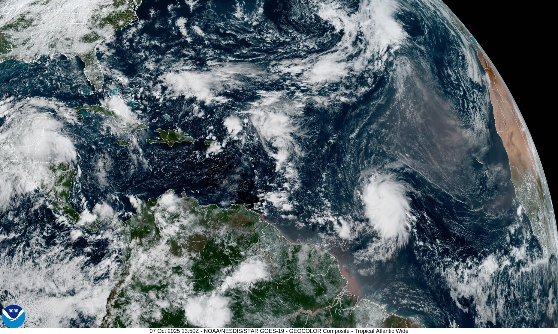 Tropical Storm Jerry forms over Atlantic Ocean | Hurricane Center ...