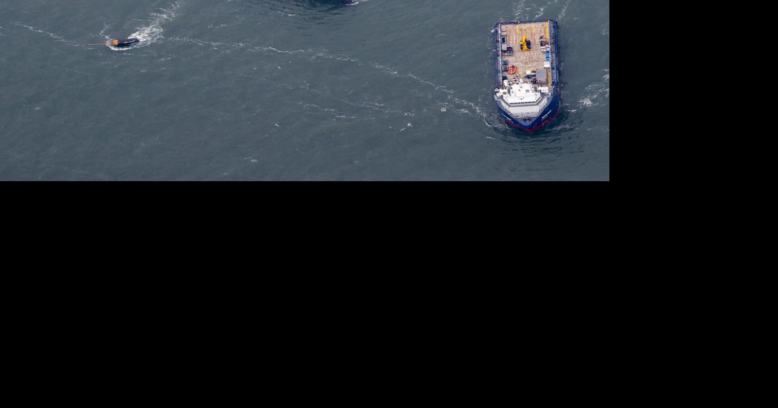 Photos: See first look at aerial photos of capsized Seacor Power in ...