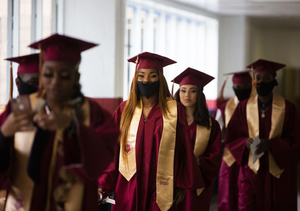Photos: Einstein Sarah T. Reed High School graduating seniors receive ...