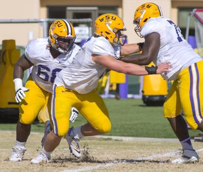 Ed Orgeron: LSU's o-line bounced back in scrimmage; Kelvin Joseph ...